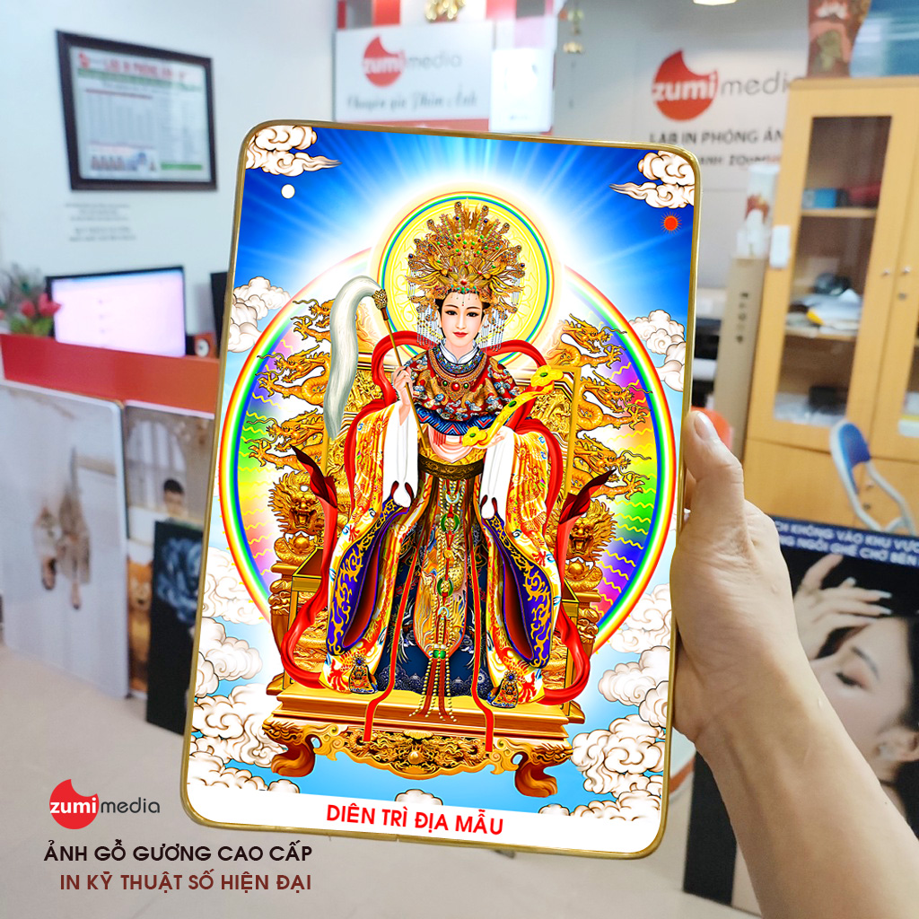 Hình ảnh Phật Mẫu Diêu Trì bình an và tâm linh cho gia đạo