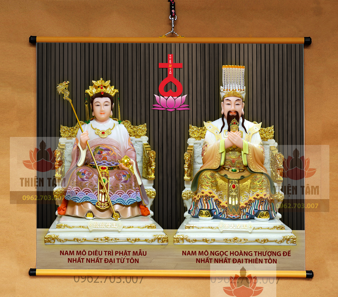 Hình ảnh Phật Mẫu Diêu Trì bình an và tâm linh cho gia đạo