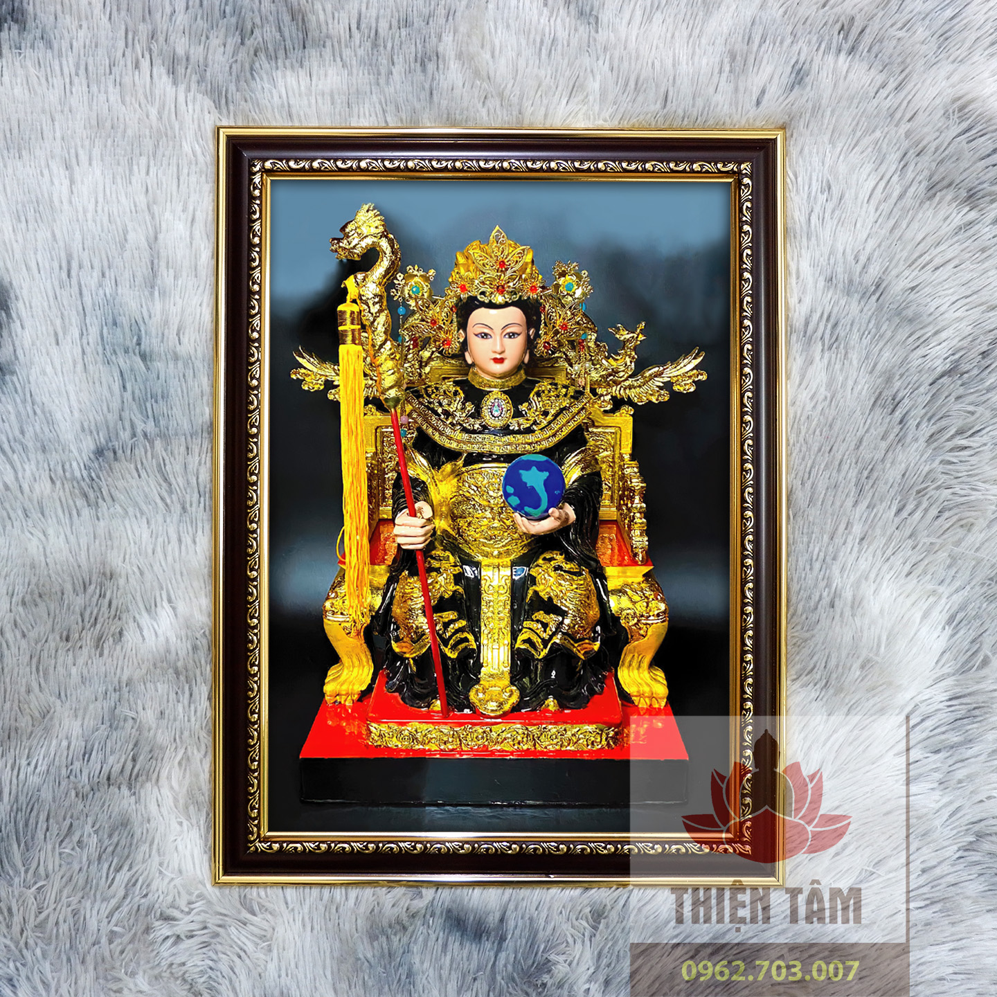 Hình ảnh Phật Mẫu Diêu Trì bình an và tâm linh cho gia đạo