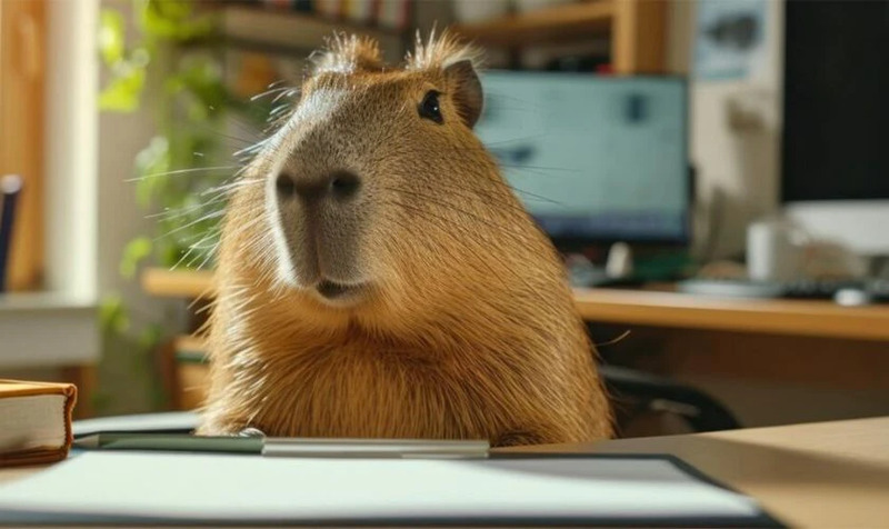 Tổng hợp ảnh Capybara cute, ảnh chibi hài hước đến vô tri