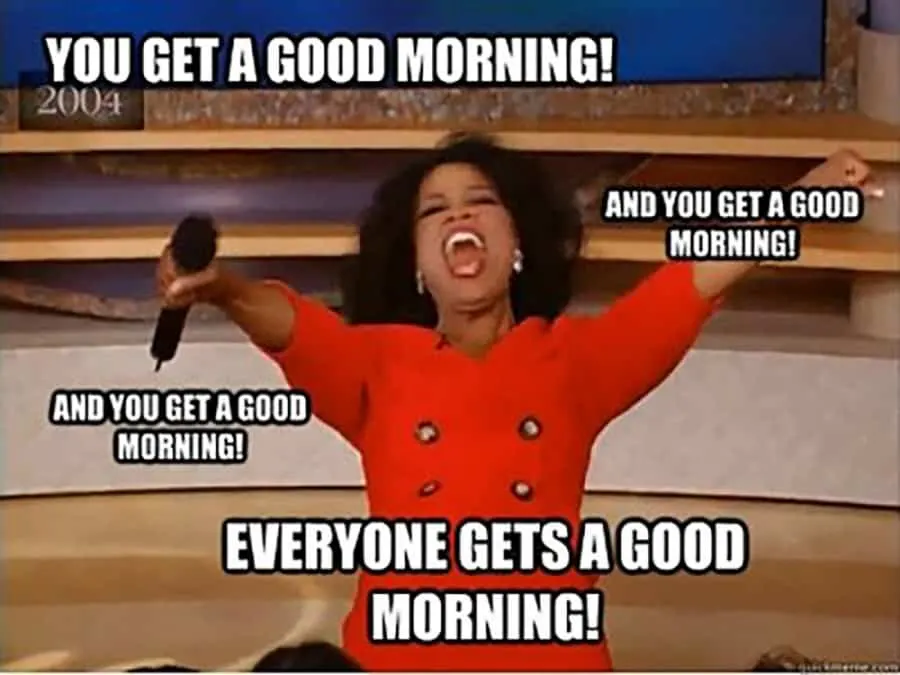 Thả mình vào bộ sưu tập good morning meme độc đáo 2025