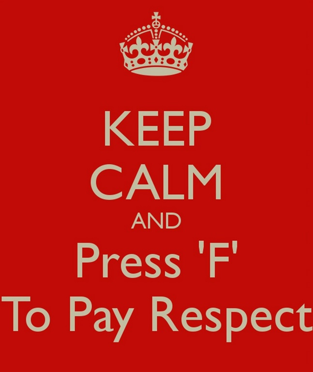 F là gì trong meme? Press F to pay Respects là sao?