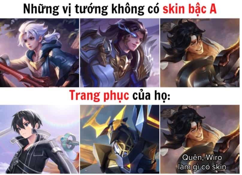 Meme Liên Quân: sắc màu sống động, hài hước và ấn tượng 2025