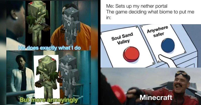 Lạc vào meme Minecraft đầy sáng tạo và thú vị 2025