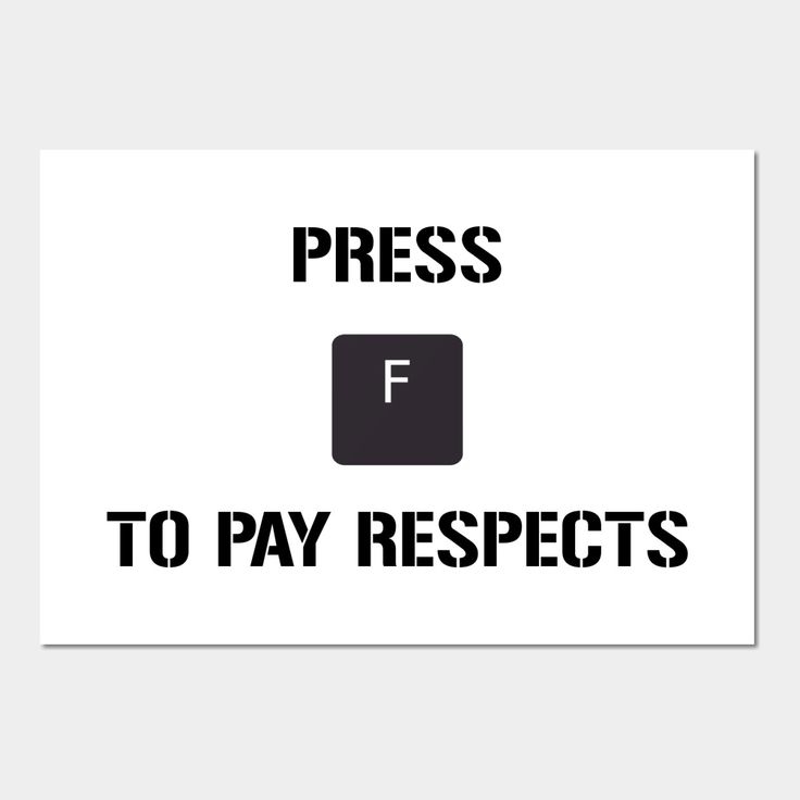 F là gì trong meme? Press F to pay Respects là sao?