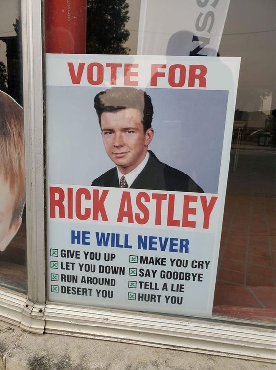 Meme Rick Roll là gì? Tổng hợp bộ ảnh Rick Roll thú vị