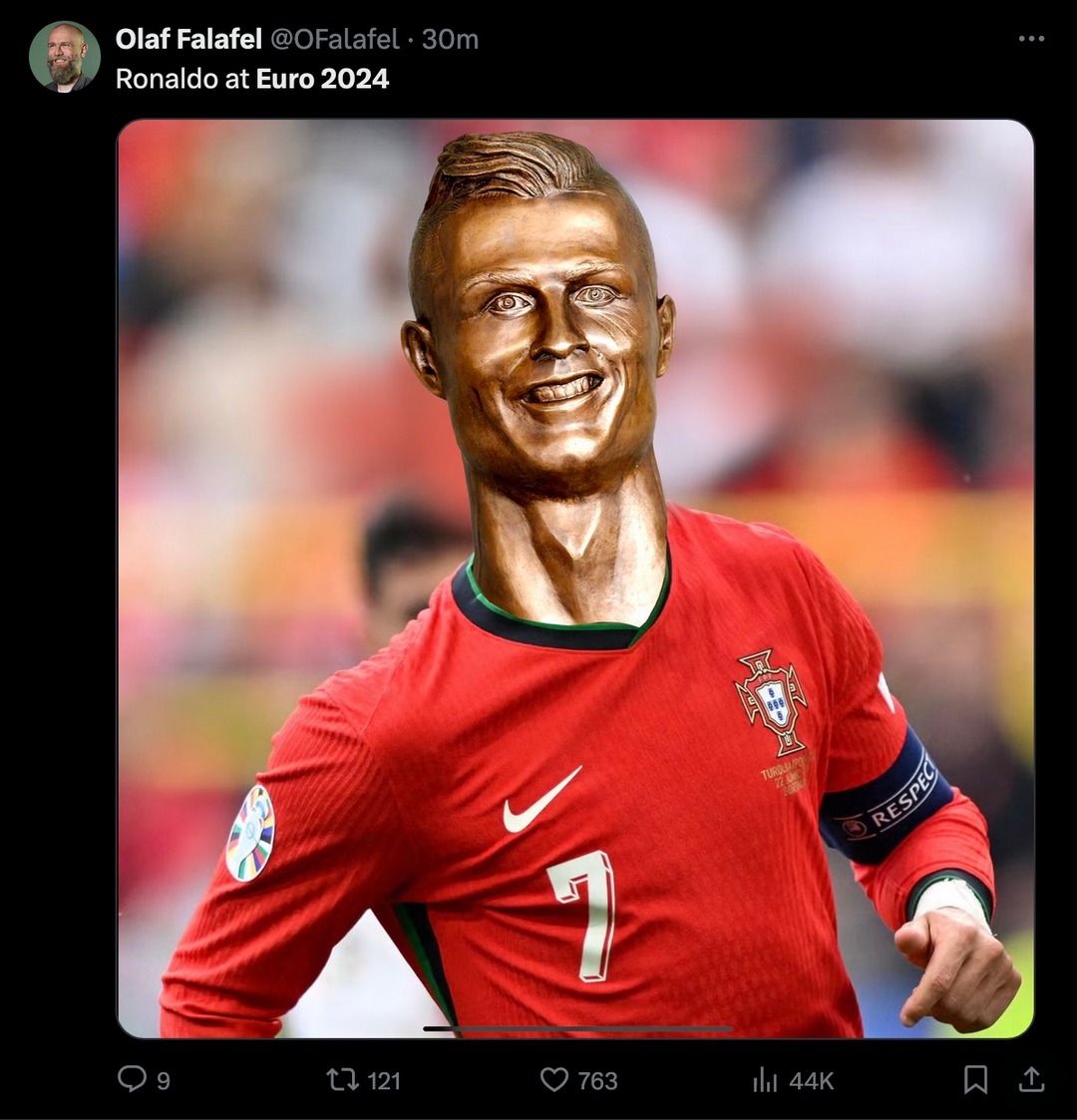 Ronaldo meme cuốn hút với phong cách độc đáo và mới lạ 2025