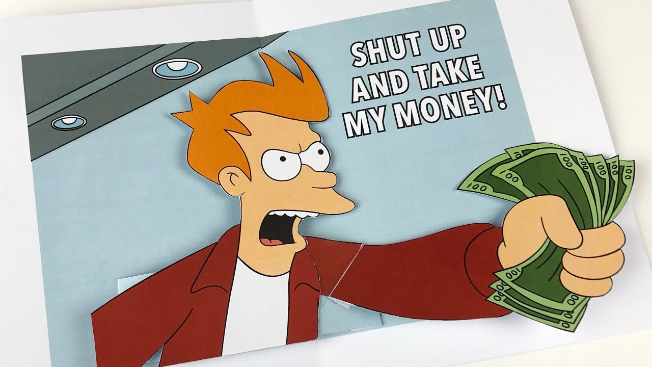 Money meme không gian sống động, cười thả ga cùng bạn bè