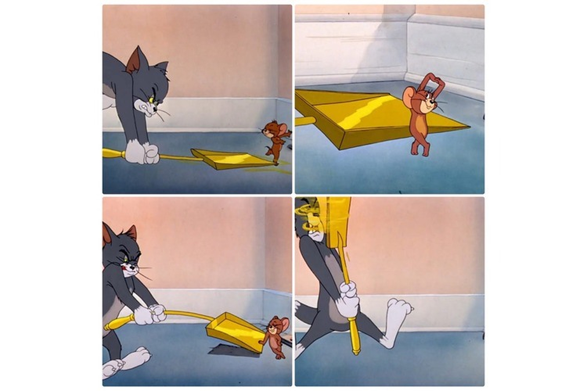 Tom and Jerry meme: sắc thái bí ẩn cho mèo giáng sinh ấm áp